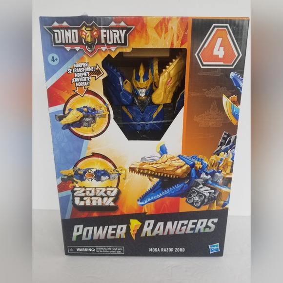 Hasbro | Toys | Power Rangers Dino Fury Mosa Razor Zord 4 Morphs Action ...